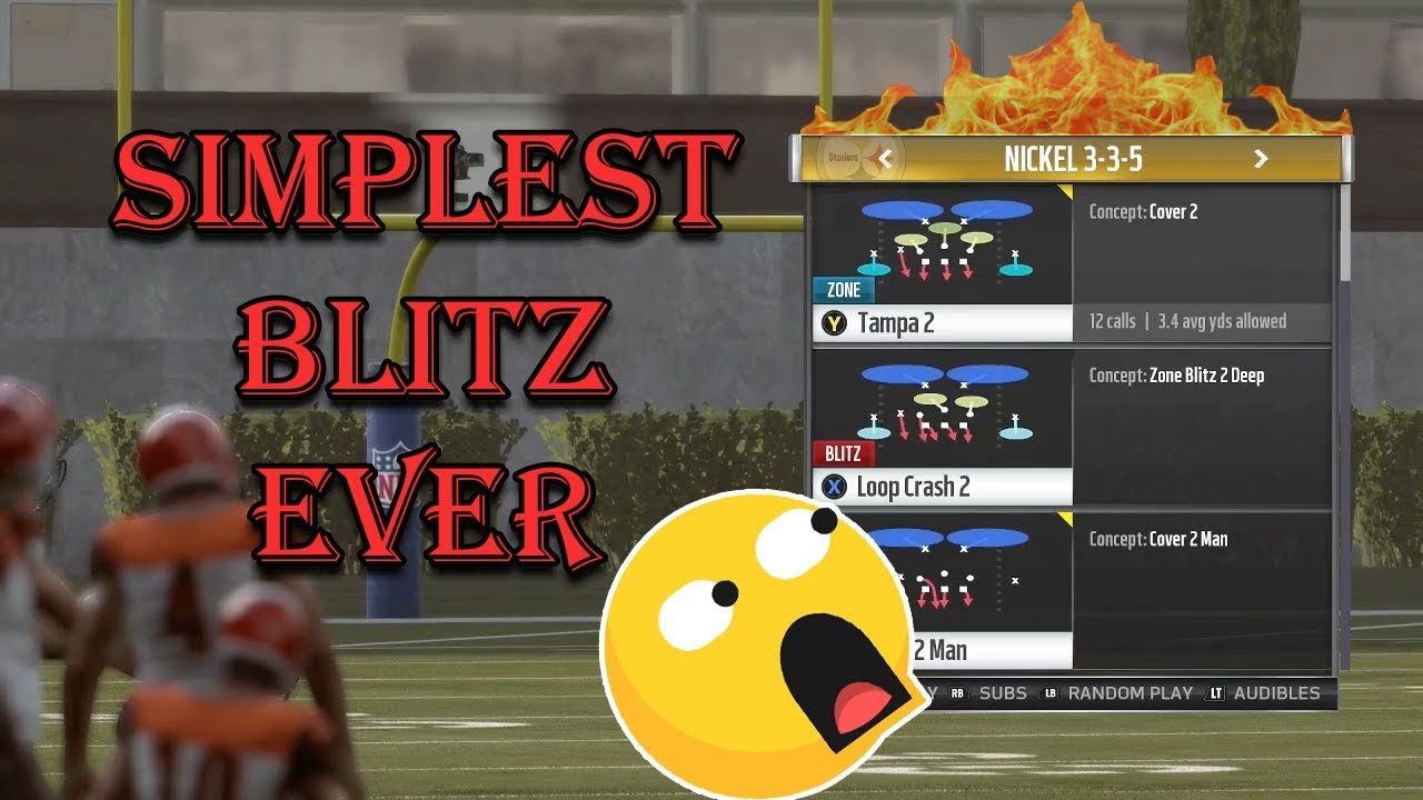 NICKEL 335 BLITZ | Madden 19 Defensive Tip - YouTube