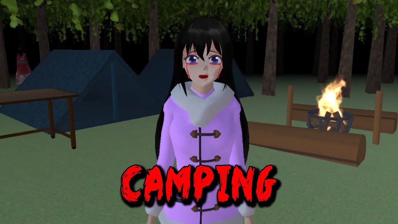 CAMPING || HORROR MOVIE SAKURA SCHOOL SIMULATOR - YouTube