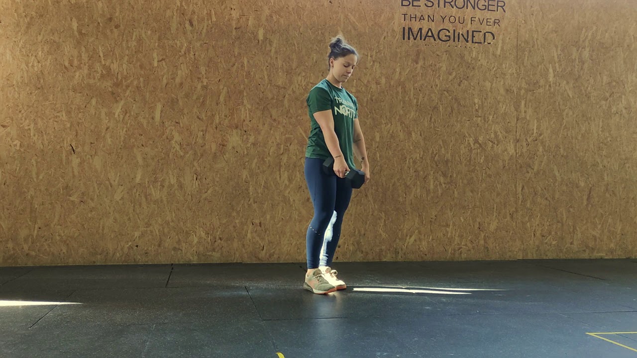 SINGLE LEG DL + DB ROW - YouTube