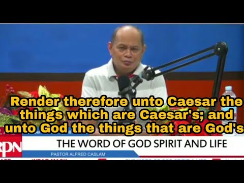 Render therefore unto Caesar the things which are Caesar's; and unto ...