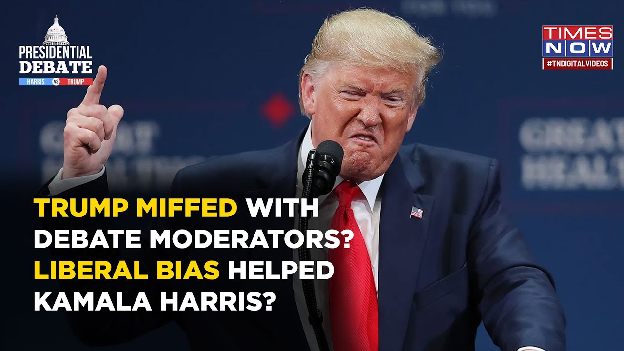 Trump Miffed With Debate Moderators? Liberal Bias Helped Kamala Harris ...