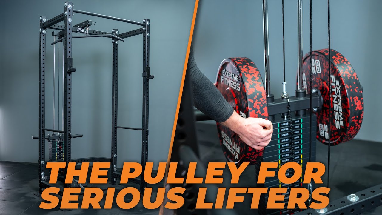 Extreme Fitness Light Commercial Rack with Pulley Weight Stack AND ...