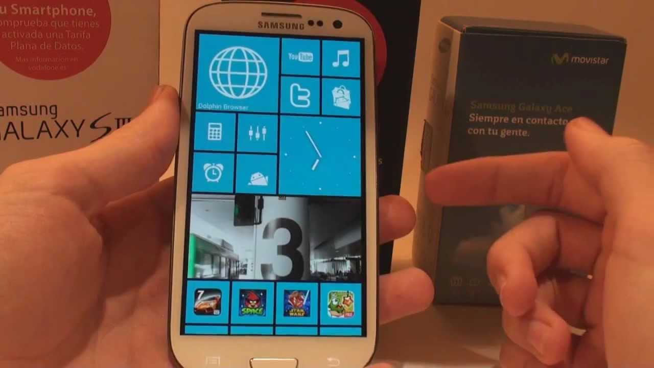 Personalizar Android como WP8 Windows Phone 8 + INTRO // Pro Android ...