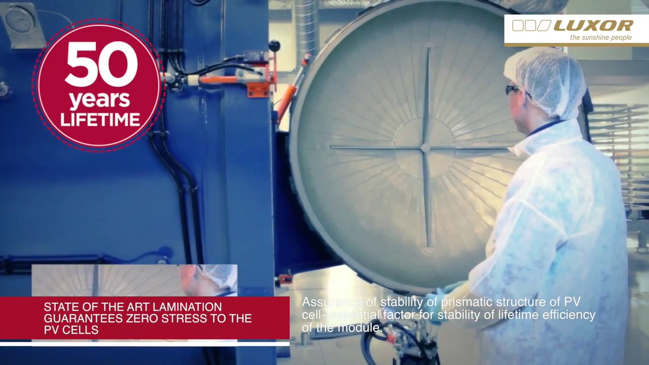 Luxor Solar: Produktion der Glass Glass Module - YouTube