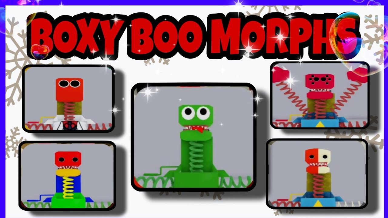 BOXY BOO MORPHS Desbloqueamos a Boxy Boo Skeleton, Boxy Boo spider ...