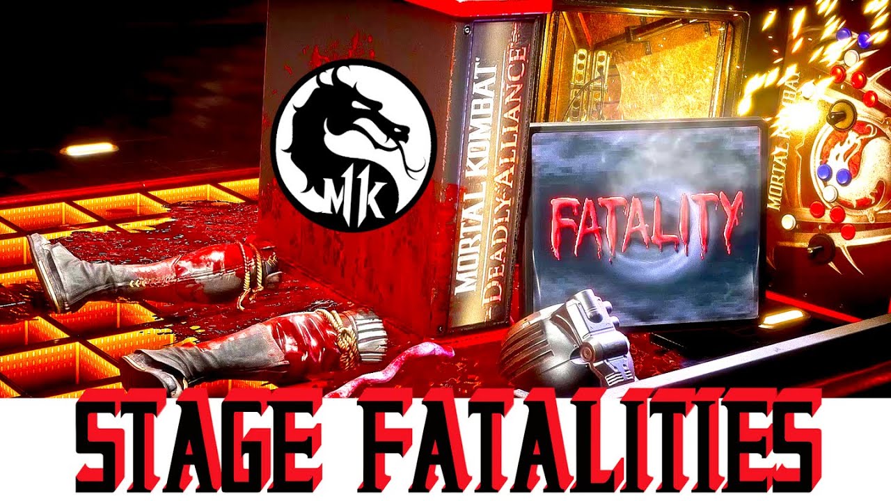 Mortal Kombat 11 Stage Fatalities - YouTube