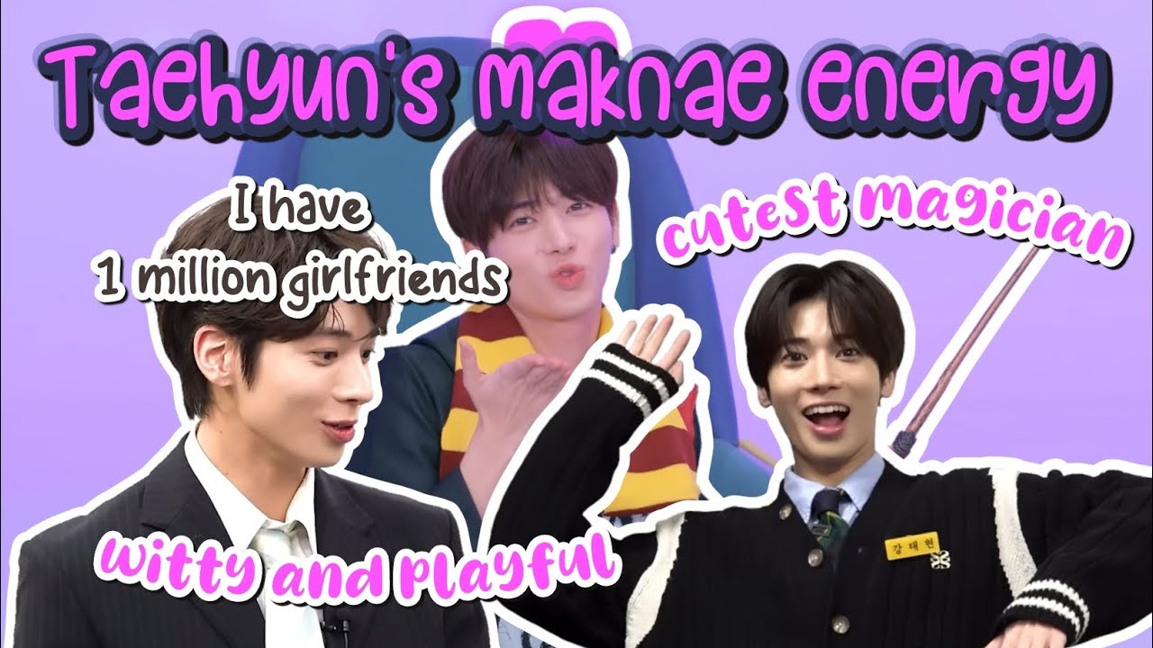 [TXT] Taehyun is actually so fun and silly - YouTube