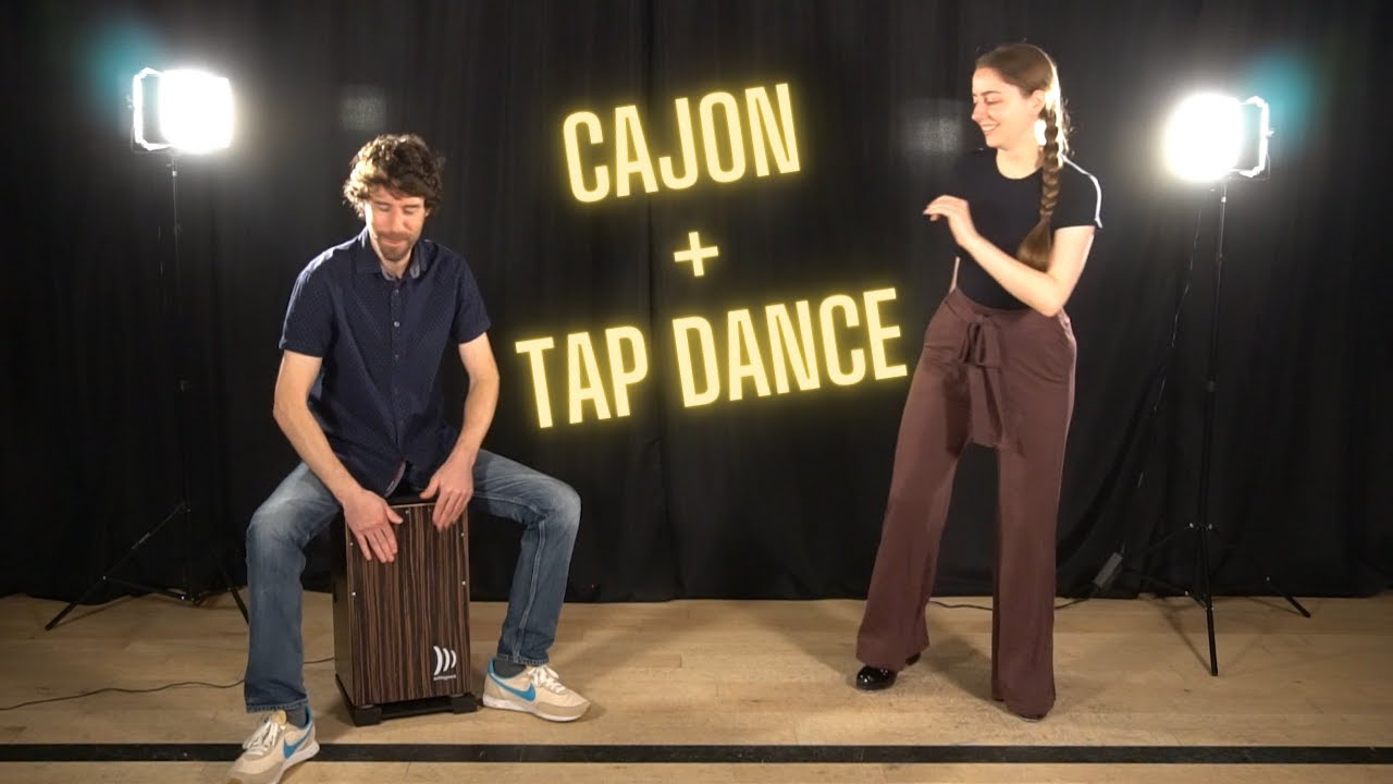 Cajon + Tap Dance Duo with Hillary-Marie and Vincent Pierce - YouTube