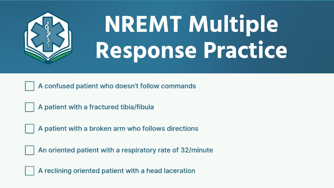 NREMT Multiple Response Practice (EMT and Paramedic) - YouTube