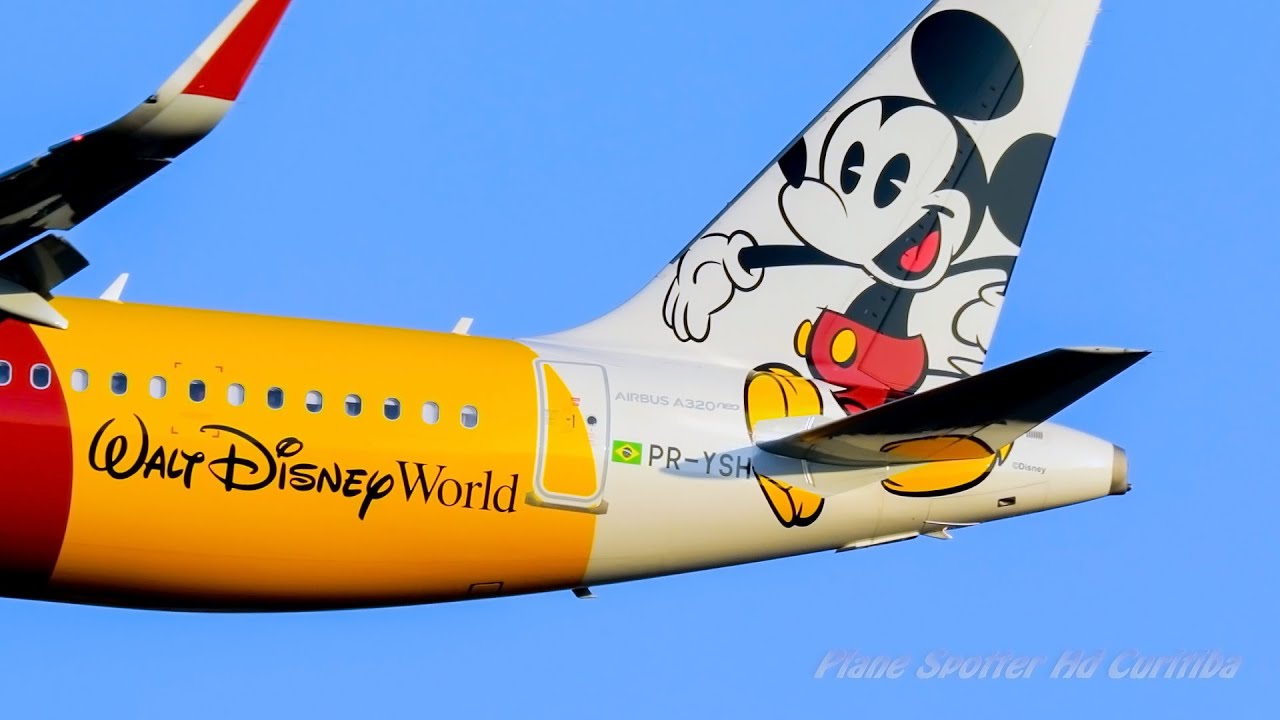 Airbus A320neo Azul PR-YSH (Mickey Mouse nas Nuvens) Aeroporto ...