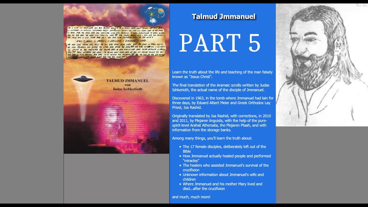 Talmud Jmmanuel Part 5 from page 110 audiobook by Judas Ischkerioth ...