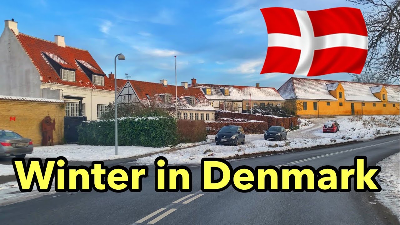Winter 🥶 in Denmark ️ - Denmark || 2022 - Driving In Denmark || 4k UHD ...