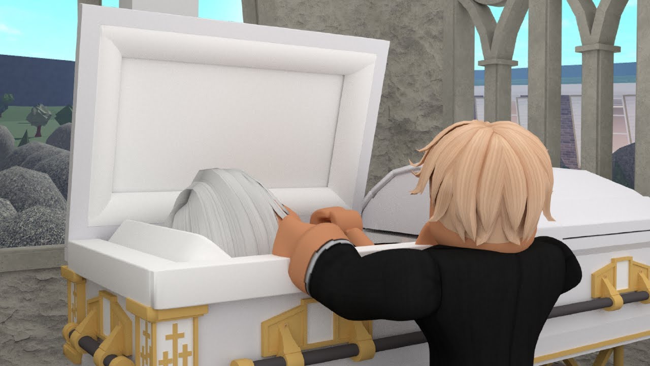MY MOM'S FUNERAL! *LAST GOOBYE?!* II VOICED Roblox Bloxburg Roleplay ...