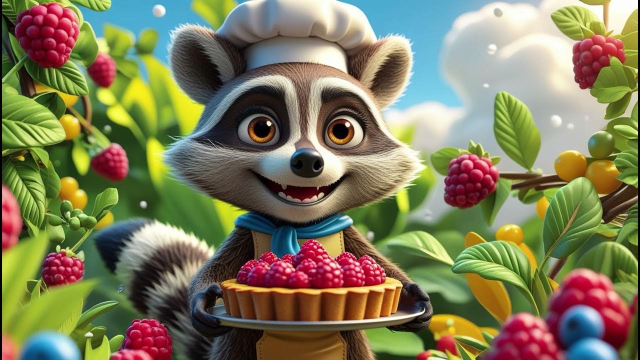 R is for Raspberry Tart – Raccoon’s Berry Fun | Fun Alphabet Song - YouTube