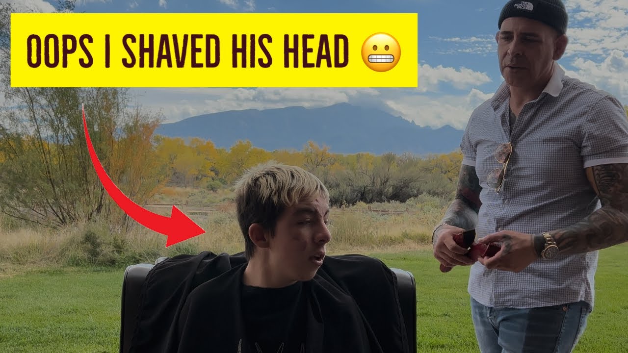 Hair Transformation | From Long Hair To Short Bald Fade Look - YouTube