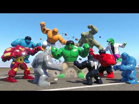 HULK vs ALL BIG FIGS Battle Royale - LEGO Marvel Super Heroes