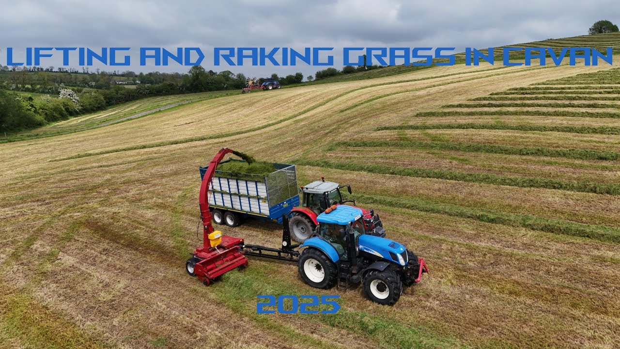 Lifting Grass And Raking In Cavan 2024 - YouTube