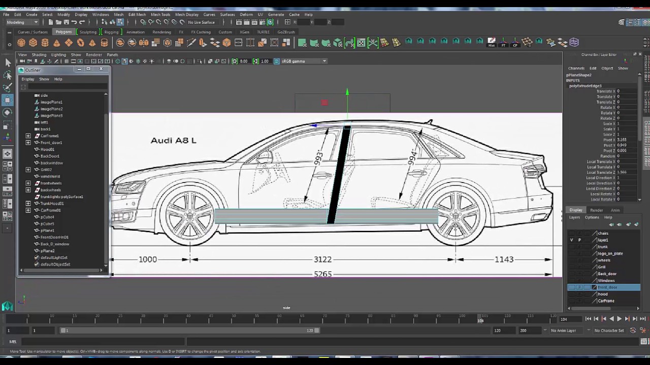 Car interior modeling 2 - YouTube