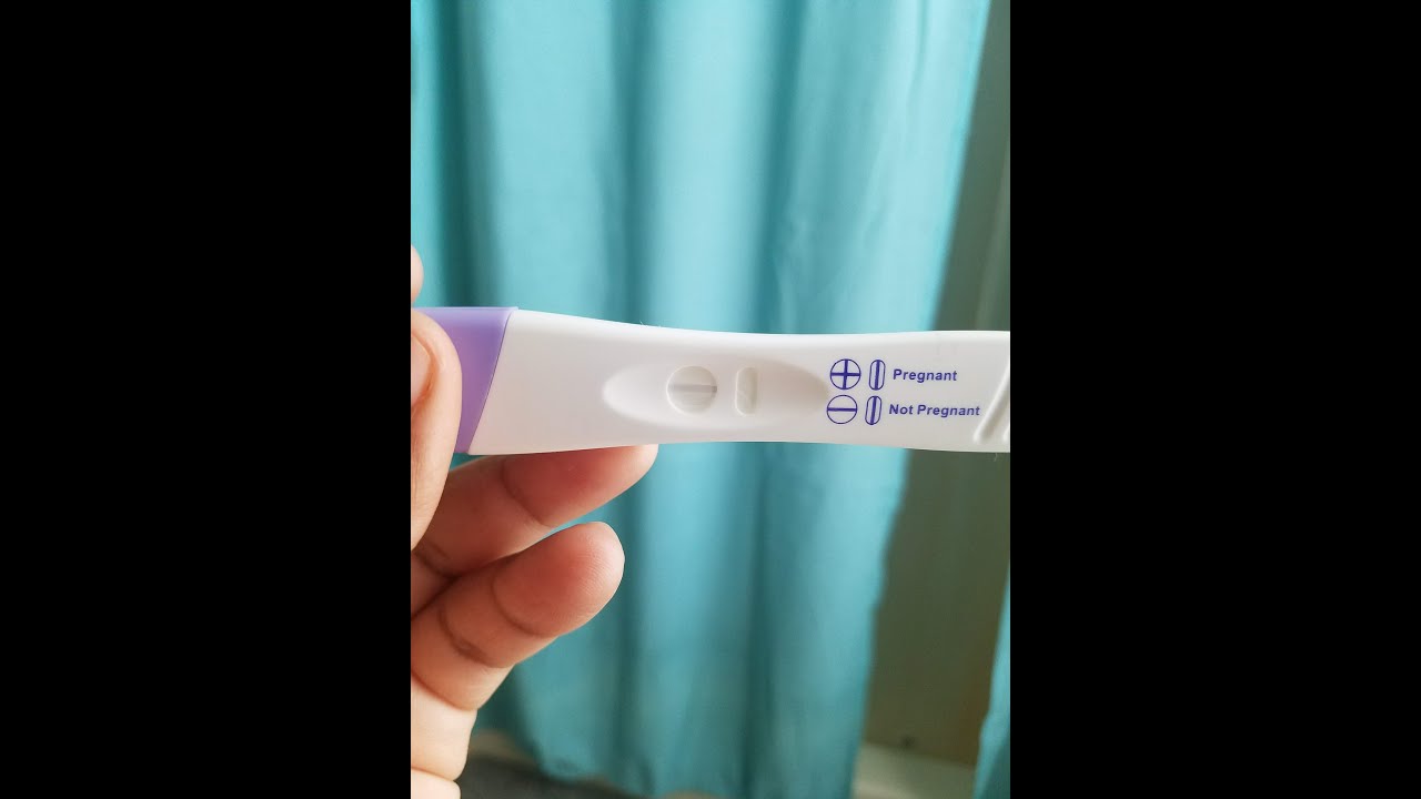 Live pregnancy test positive or negative 10DPO - YouTube