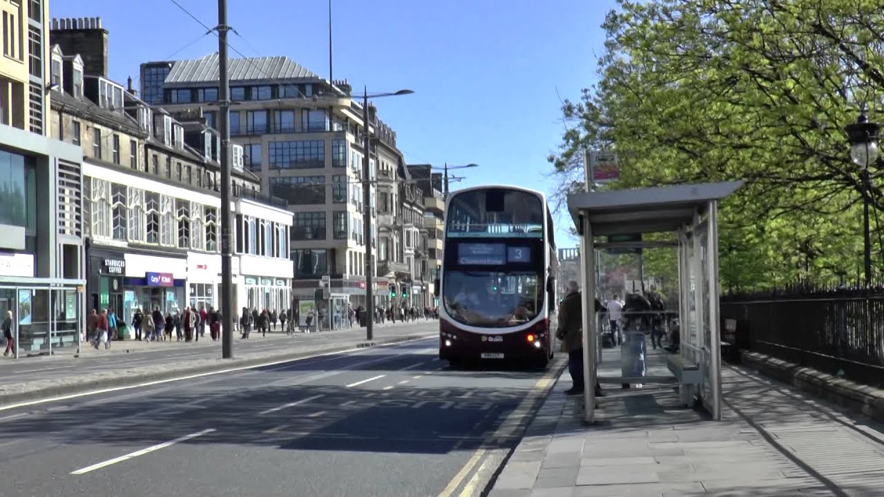 EDINBURGH BUSES AND TRAMS APRIL 2014 - YouTube
