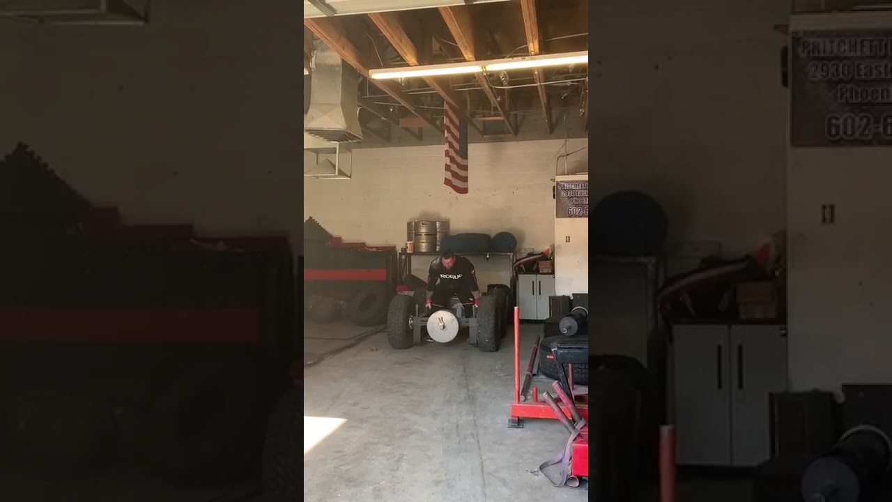 Frame Carry 960lbs.. training for 2020 Arnold Strongman Classic - YouTube