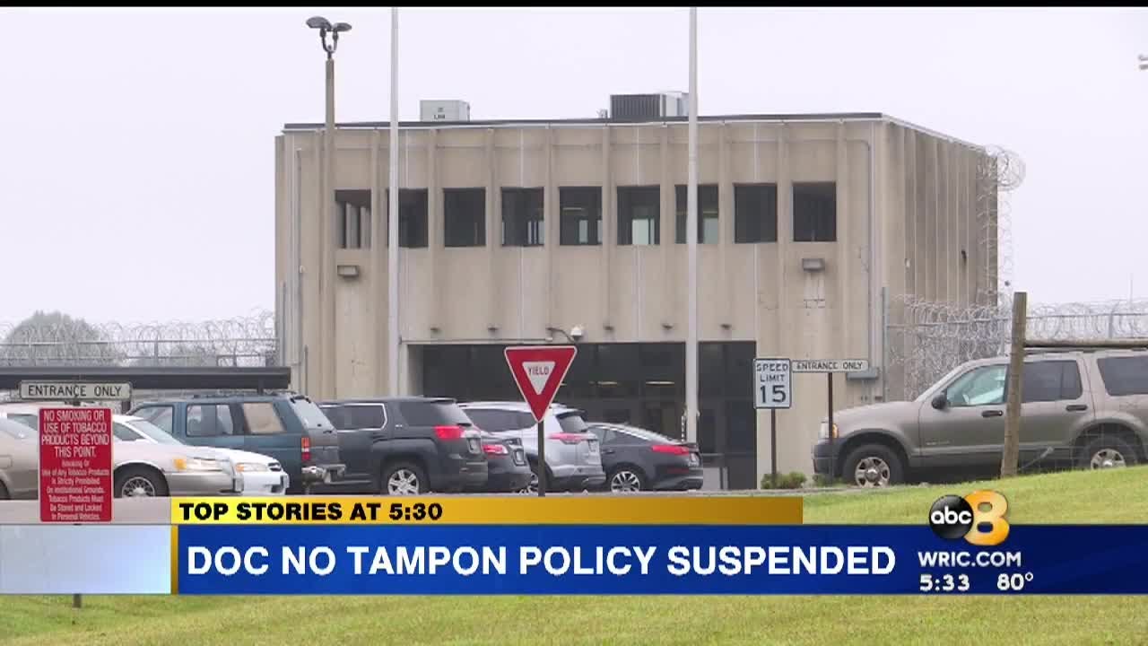 Virginia halts tampon ban for state prison visitors - YouTube
