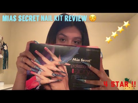 MIA SECRET NAIL KIT REVIEW FOR BEGINNERS !!| 4 star rating 👍🏽 - YouTube
