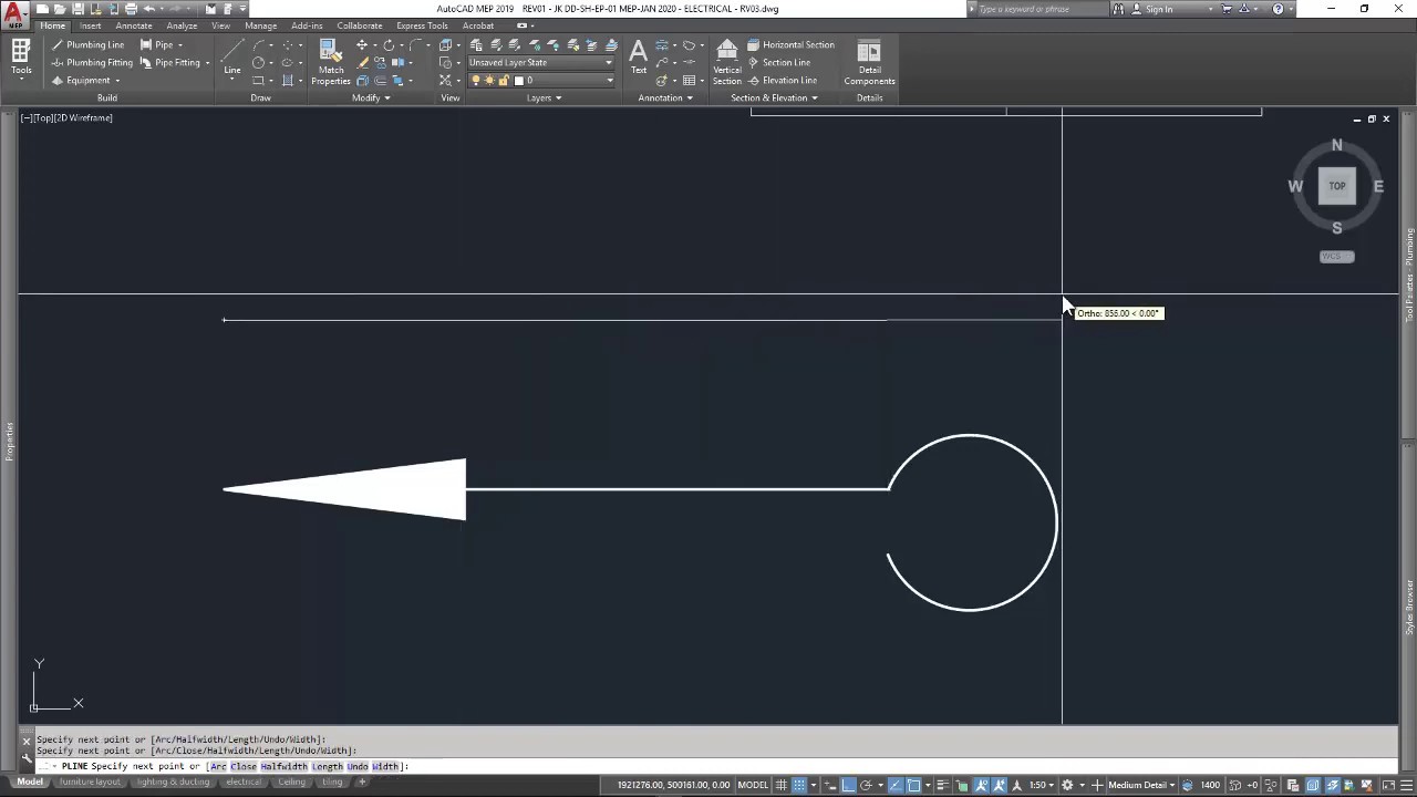 MAKING OF 2D ARROW HEAD HOOK - AUTOCAD - YouTube