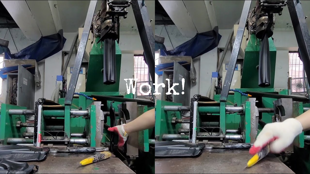 Plastic blow-up machine work for car parts | #crizlopezfitness - YouTube