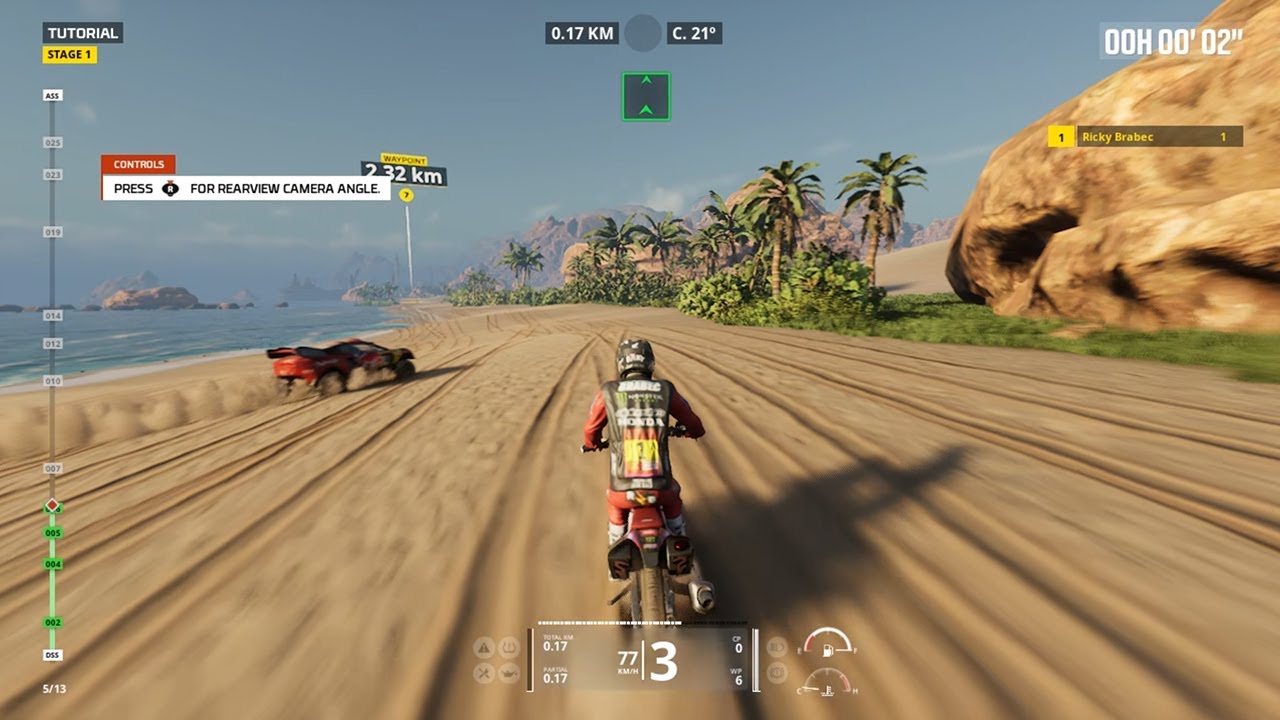 DAKAR Desert Rally - The first start of the game and his settings - YouTube