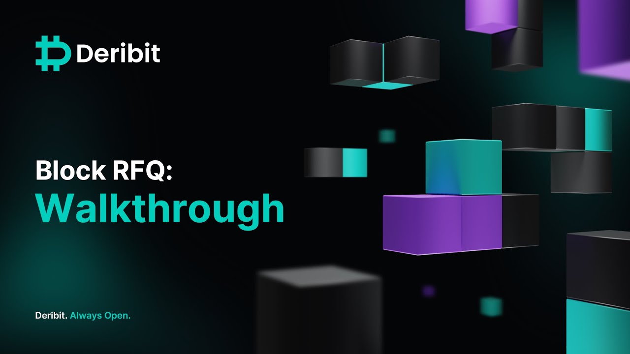 How to use the Deribit Block RFQ UI - YouTube