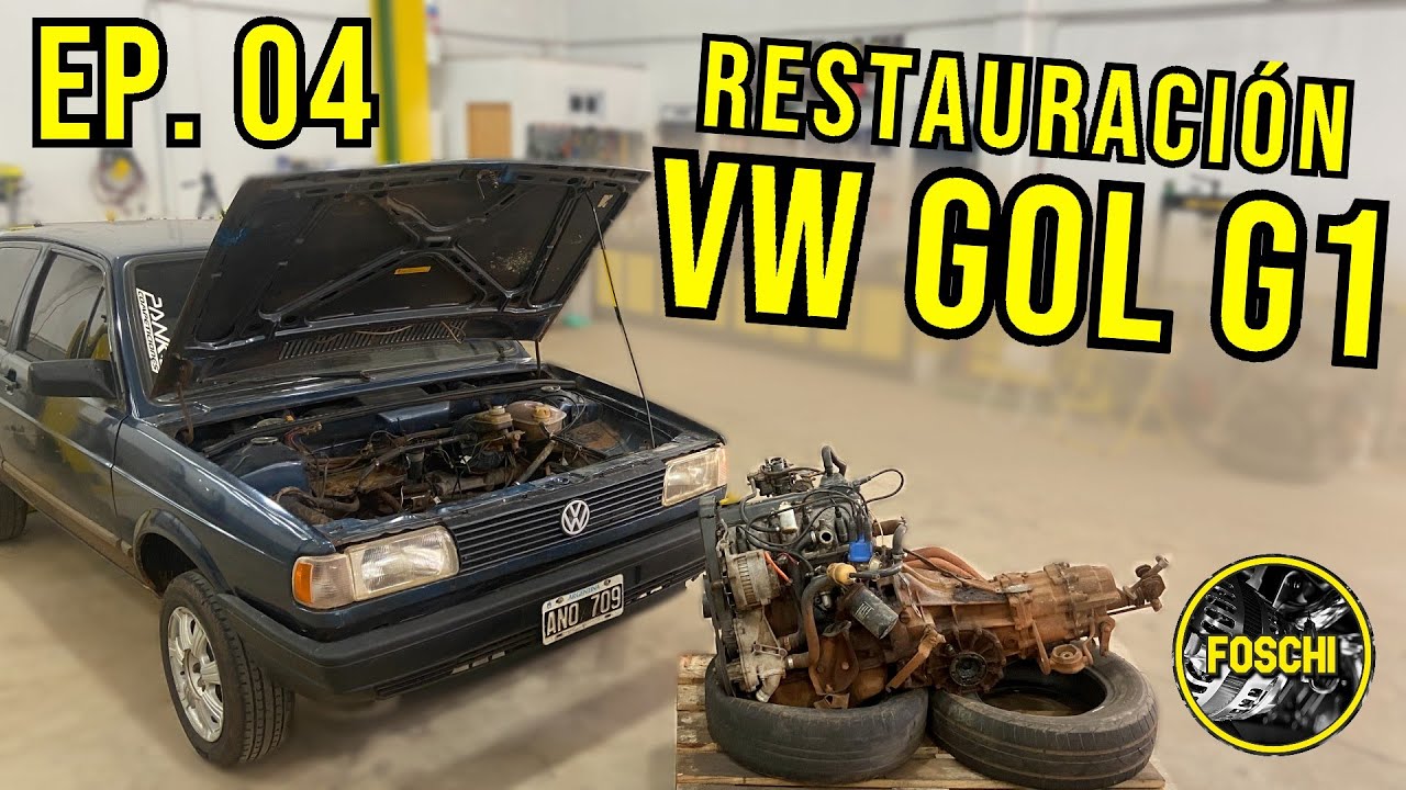 QUITÉ el 𝗠𝗢𝗧𝗢𝗥 del AUTO / Restauración VW GOL G1 𝗘𝗽. 𝟬𝟵 - FOSCHI - YouTube