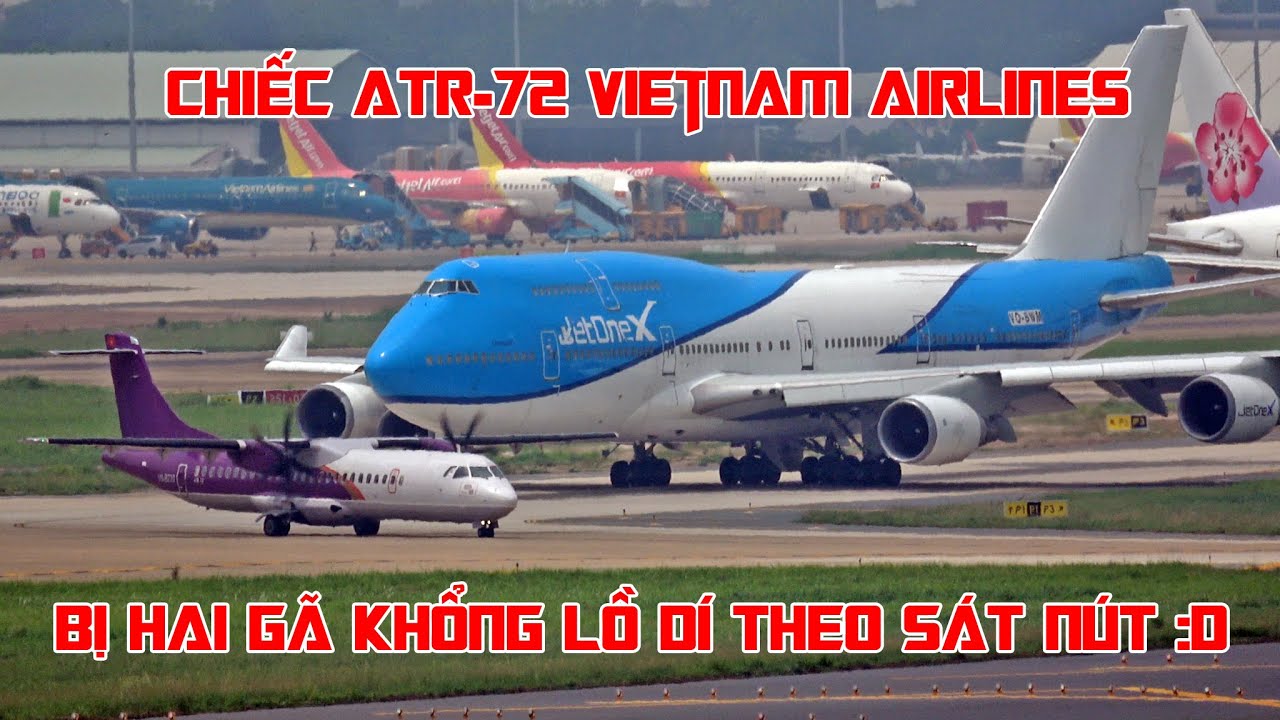 BOEING 747 vs. ATR72 - GET OUT OF MY WAY (4K) - YouTube