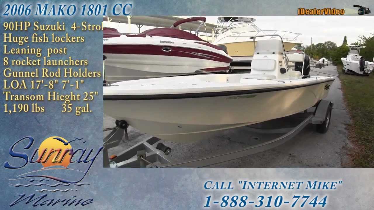 Used 2006 Mako 1801 Flats boat - YouTube