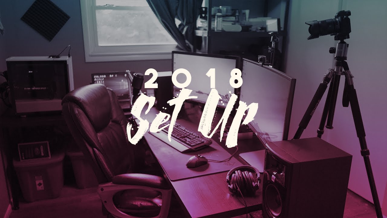 ULTIMATE 2018 SET UP VIDEO! Twitch Streaming, Graphic Design, Gaming ...