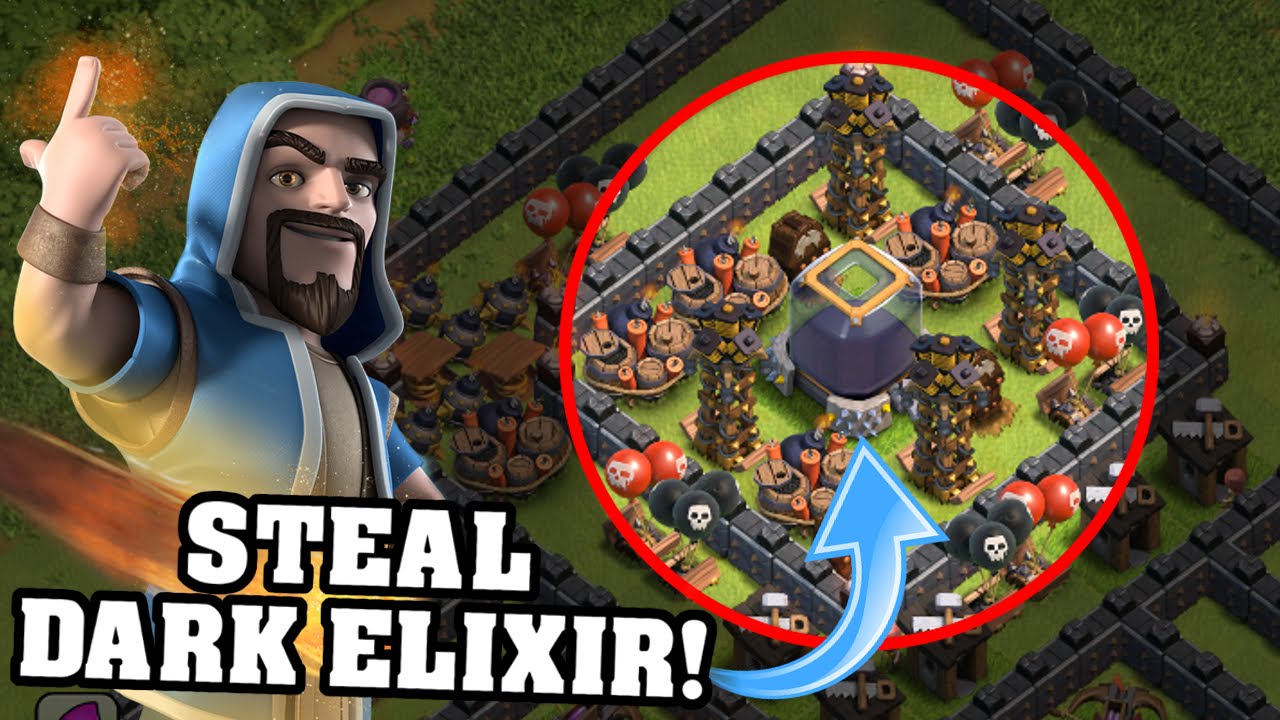 Clash Of Clans | DARK ELIXIR HEIST!! 10,000 DARK ELIXIR IN 2 RAIDS ...