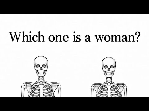 ‎Which One Is a Woman 🤔 Skeleton IQ TestChallenge.