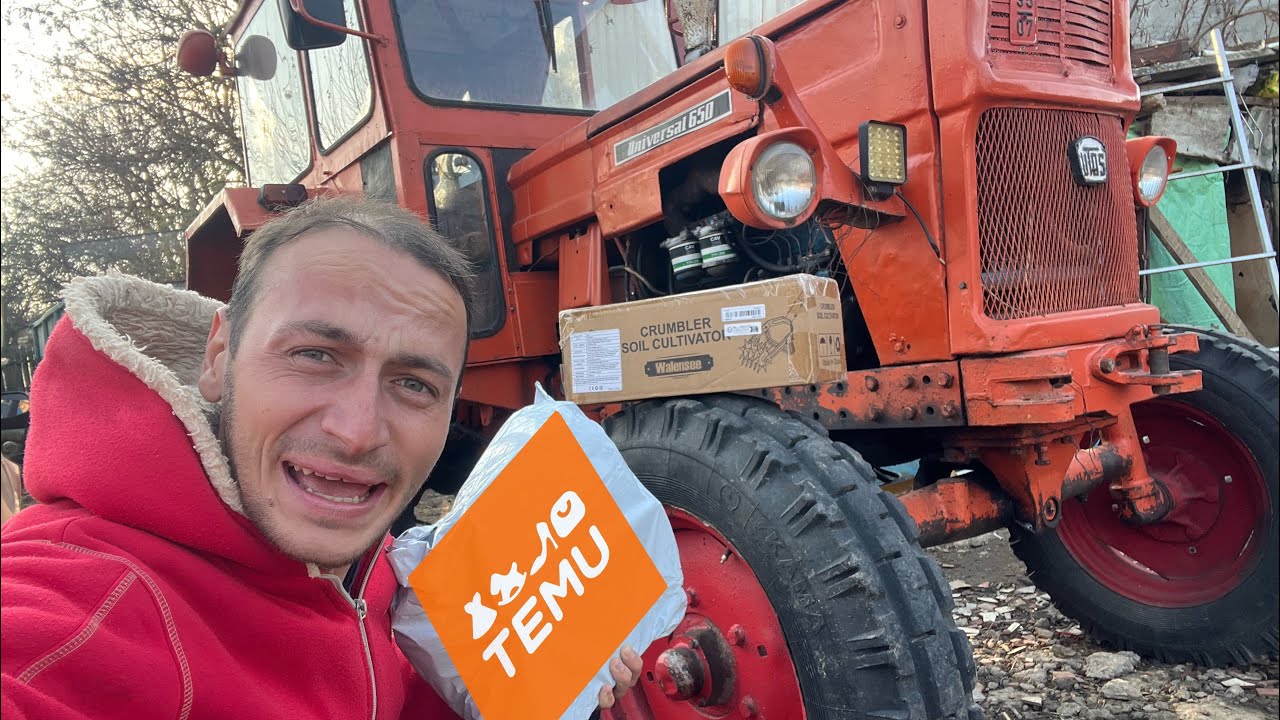 Am montat produse TEMU pe bătrânu tractor! - YouTube