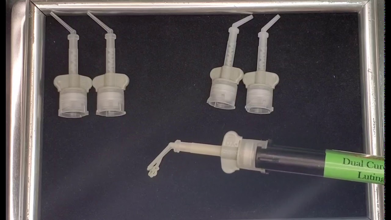 Core Buildup mixing tip with pre-attached intraoral tip (endo or core ...