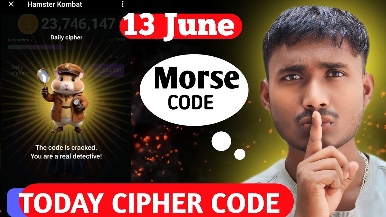 Hamster Kombat Daily Cipher Code 13 June | Hamster Kombat Cipher Code ...