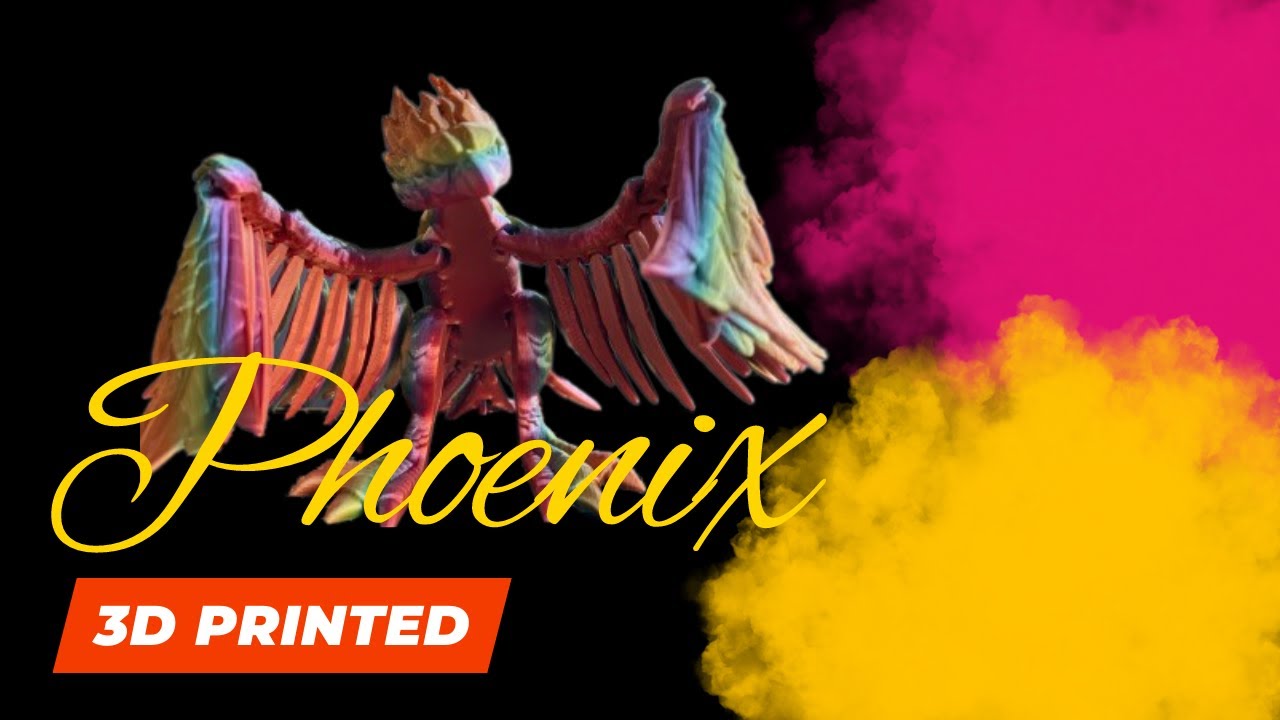 3D Printing A Phoenix: Watch It Rise From The Ashes! - YouTube