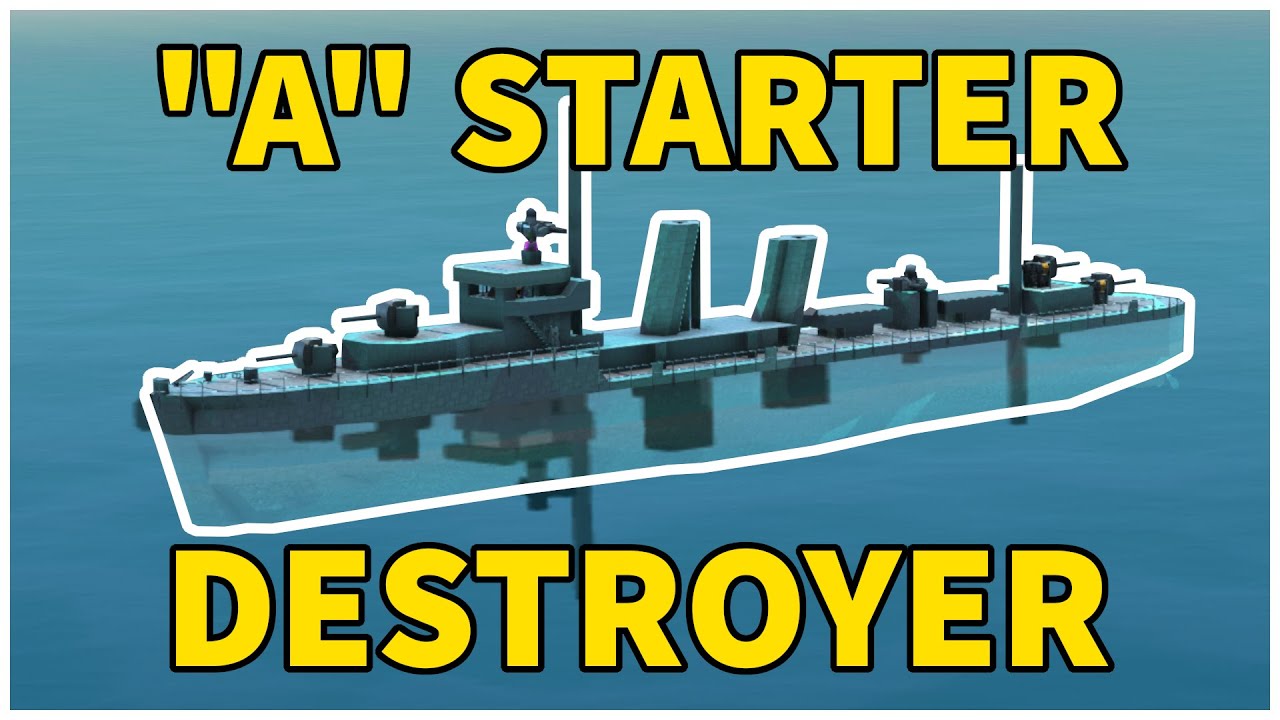 From the Depths : Starter Destroyer - YouTube