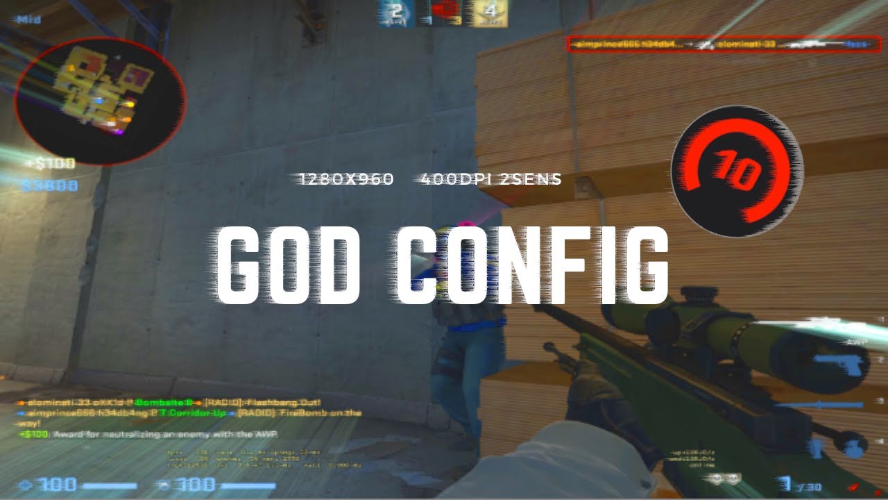 🦾CSGO GOD CONFIG🦾 | CSGO MONTAGE - YouTube