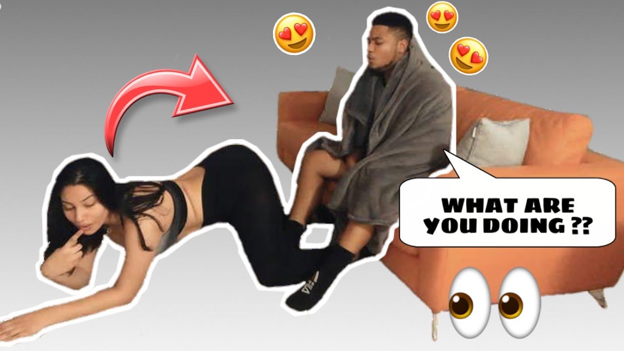 ARCHING MY BACK In Front of my Boyfriend to see How He Reacts... - YouTube