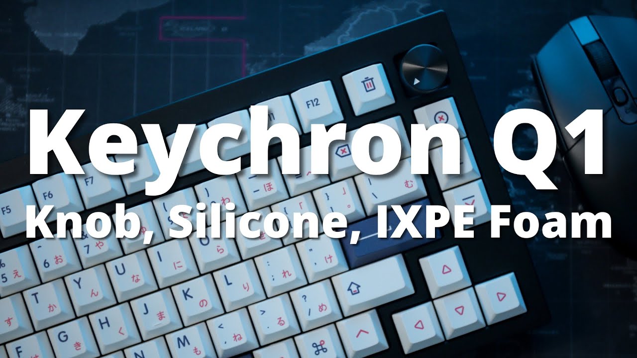 Adding Knob to Keychron Q1 | Silicone, IXPE Foam & Force Break Mod ...