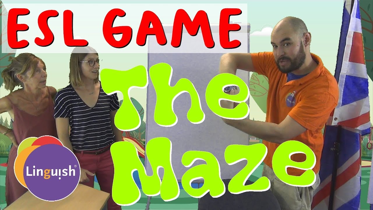 Linguish ESL Games // The Maze // LT73 - YouTube