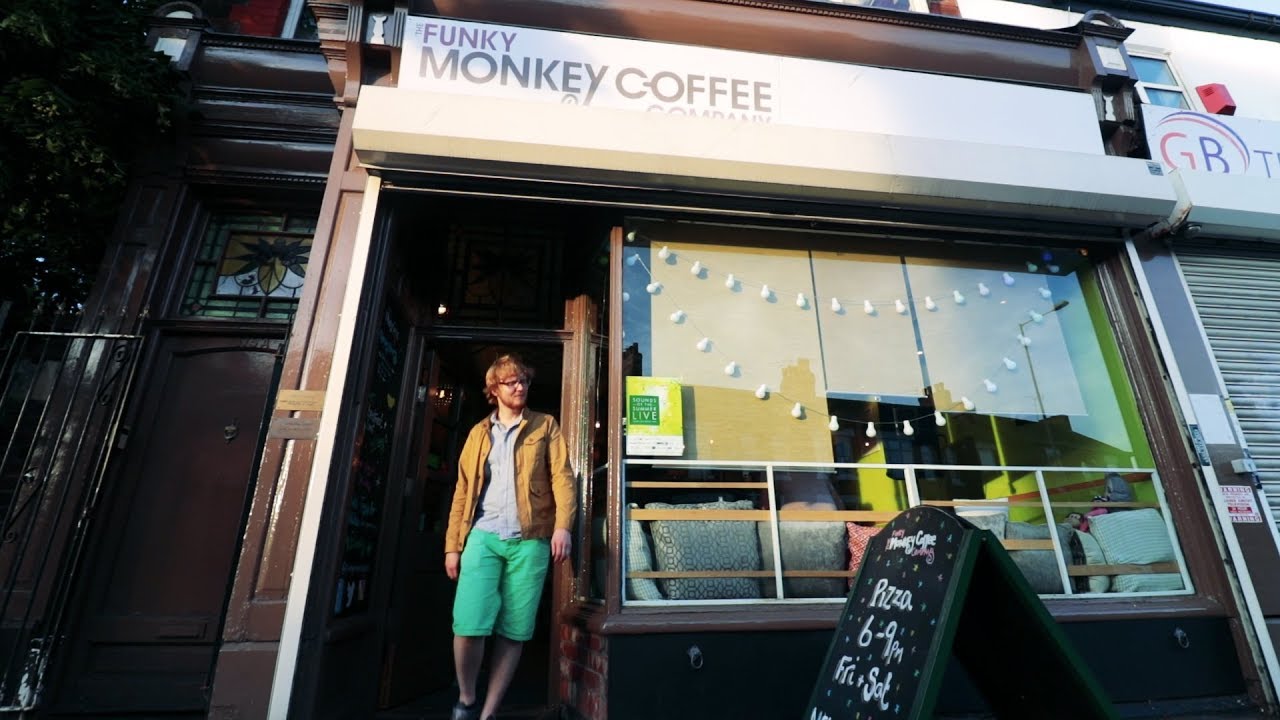 Funky Monkey Coffee Co/ DJ & Live Art 2019 - YouTube