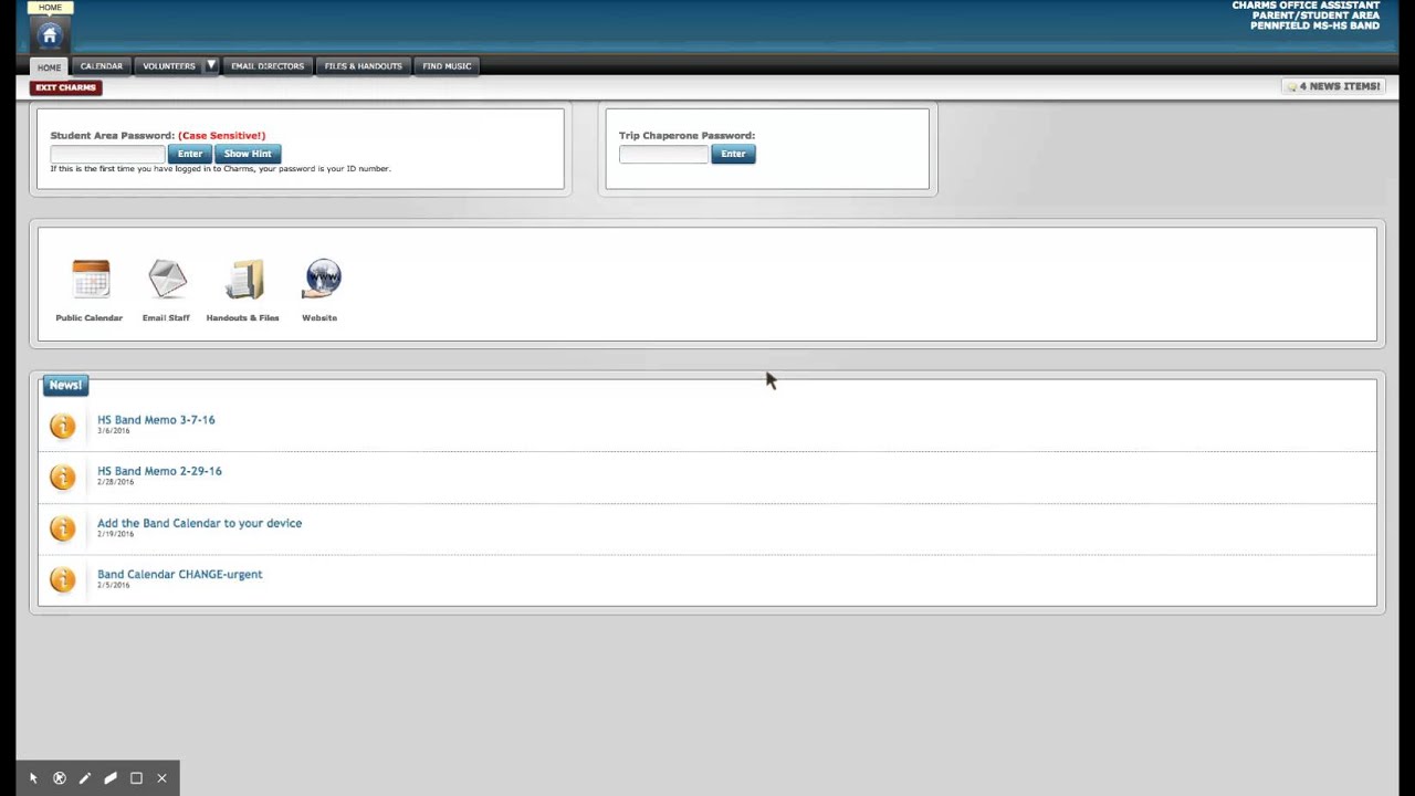 How to log into Charms - YouTube
