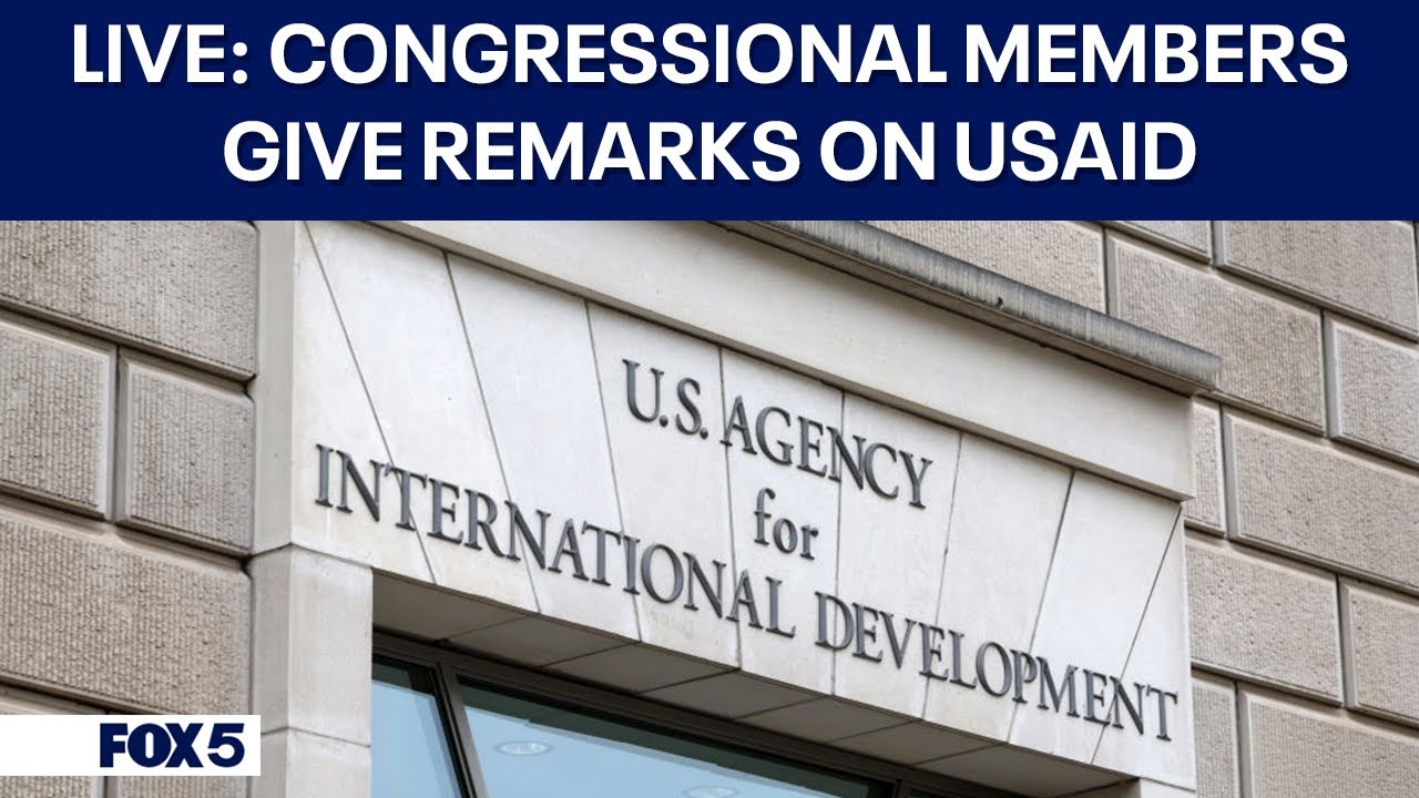 LIVE: Congressional members give remarks on USAID - YouTube