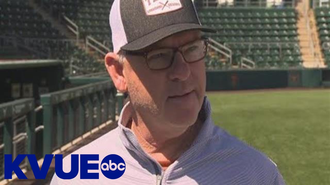Texas Baseball Head Coach David Pierce previews OU series at Globe Life ...
